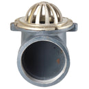 Zurn Z185 6" Diameter Cornice Roof Drain 90 Degree Threaded Outlet