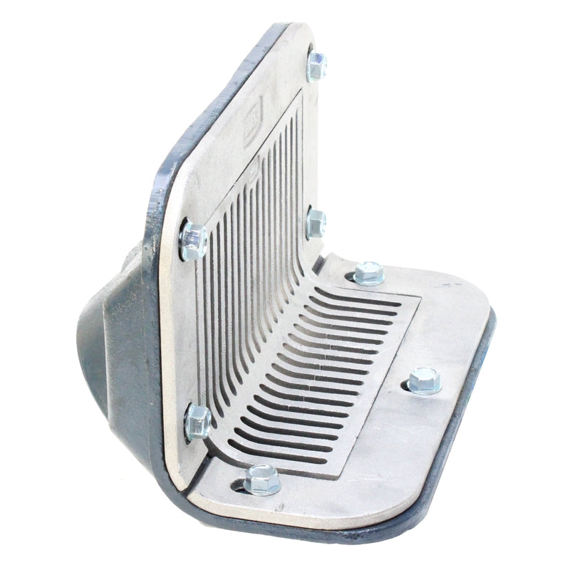 Zurn Z189 5 X 6 X 11 Scupper Drain With Flush Grate Zurn Z189 5 X 6 X 11 Scupper Drain With Flush Grate