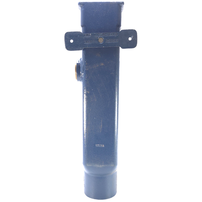 Zurn Z191 5" x 4" x 24" Cast Iron Downspout Boot: Gutter to Drain Pipe