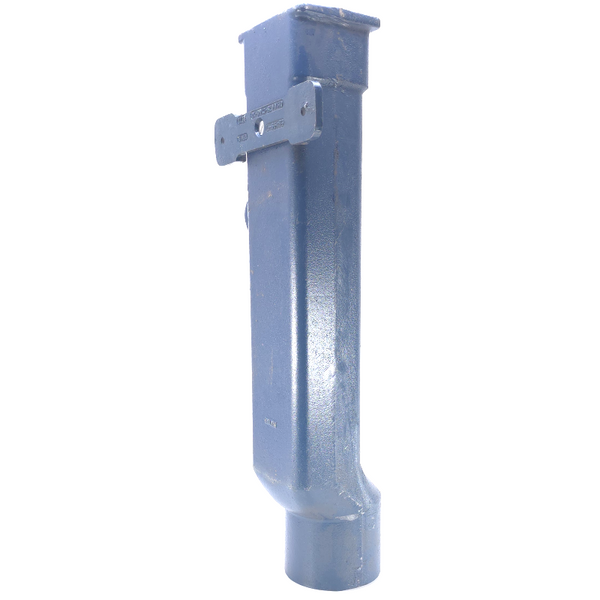 Zurn Z191 5" x 4" x 24" Cast Iron Downspout Boot: Gutter to Drain Pipe