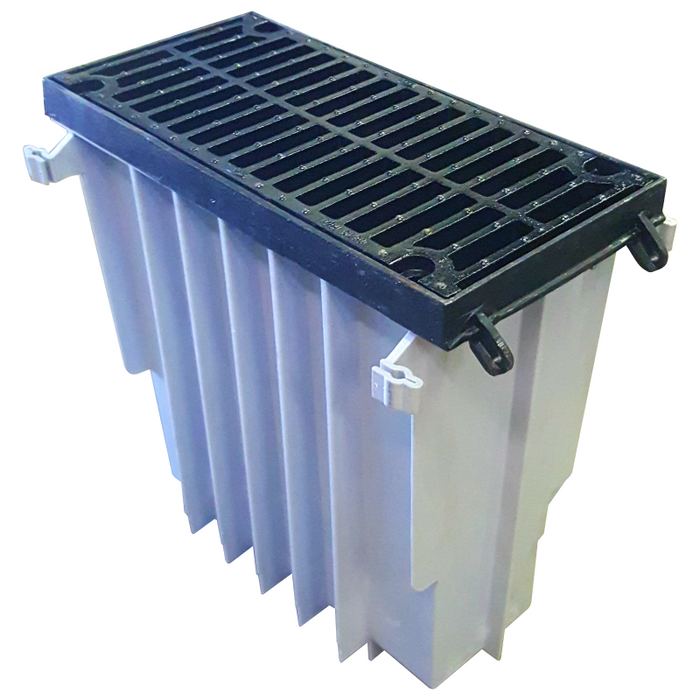 Zurn Z887-12-HD 12" Wide x 24" Long Catch Basin w/ Heavy-Duty Frame As