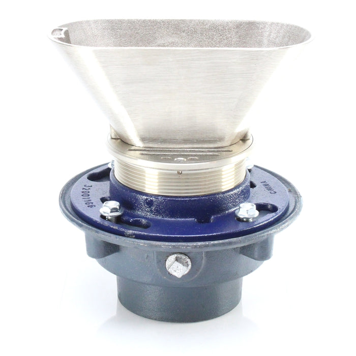 Zurn ZN415-BF Funnel Floor Drain - Open Throat Oval Funnel