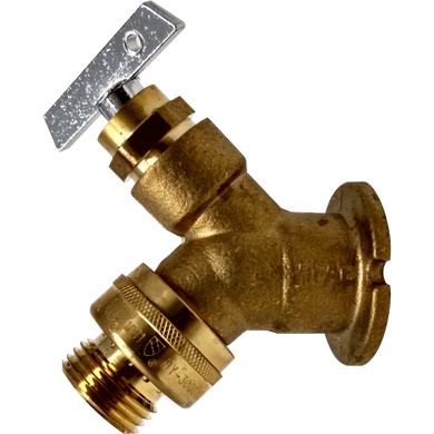 MIFAB HY-9040-NPB Exterior Wall Faucet, Rough-Brass
