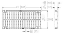 Zurn P12-DGC 12" x 24" Ductile Cast Iron Slotted Grating Class C
