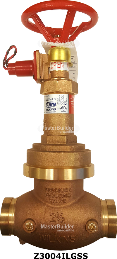 Zurn Wilkins Z3004 2.5" Pressure Reducing Fire Sprinkler Control Valve